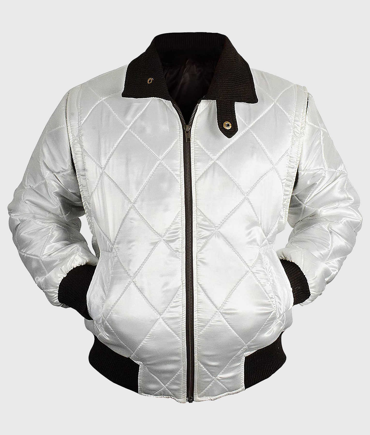 Ryan Gosling Drive Scorpion Bomber Jacket In Satin Fabric | Usjackets