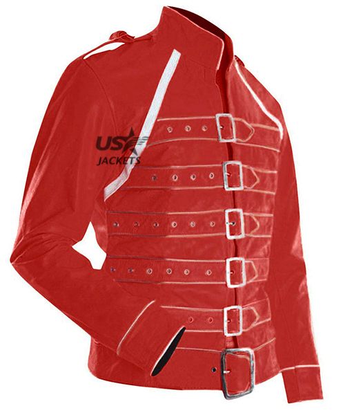 Freddie Mercury Queen Concert Yellow Leather Jacket - Usjackets
