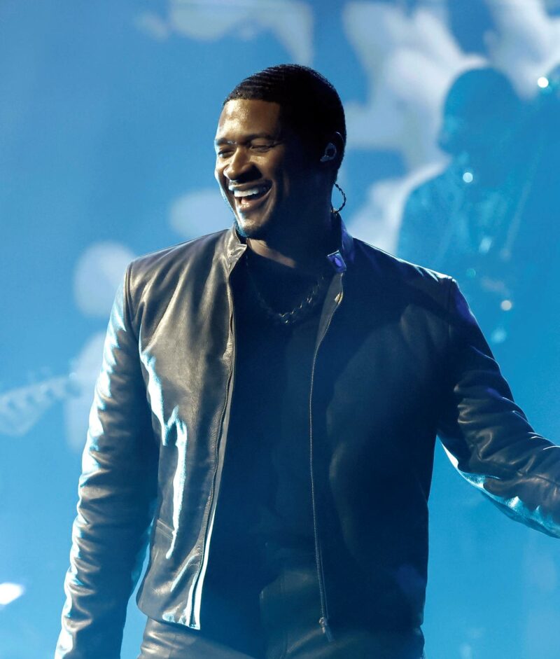 iHeartRadio Living Black Usher Black Leather Jacket