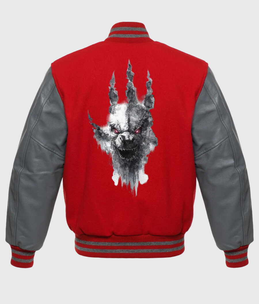 Godzilla x Kong The New Empire Red Varsity Jacket