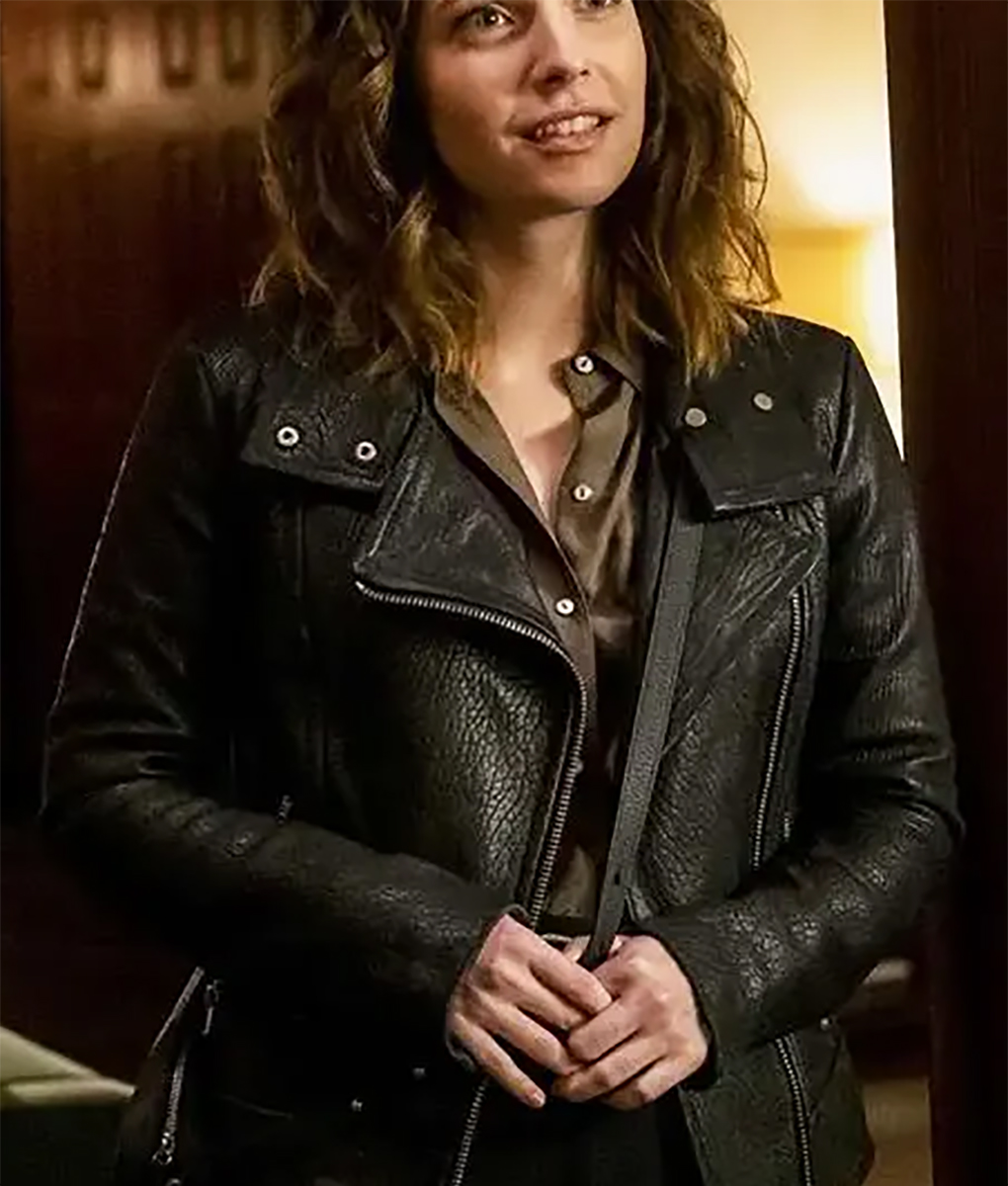 Lea Dilallo The Good Doctor (Paige Spara) Black Leather Jacket