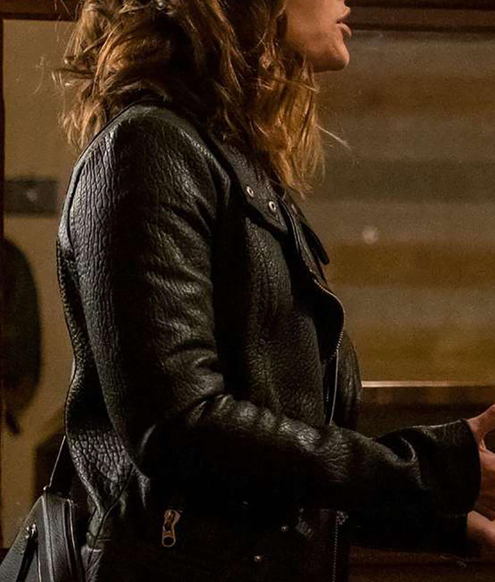 Lea Dilallo The Good Doctor (Paige Spara) Black Leather Jacket