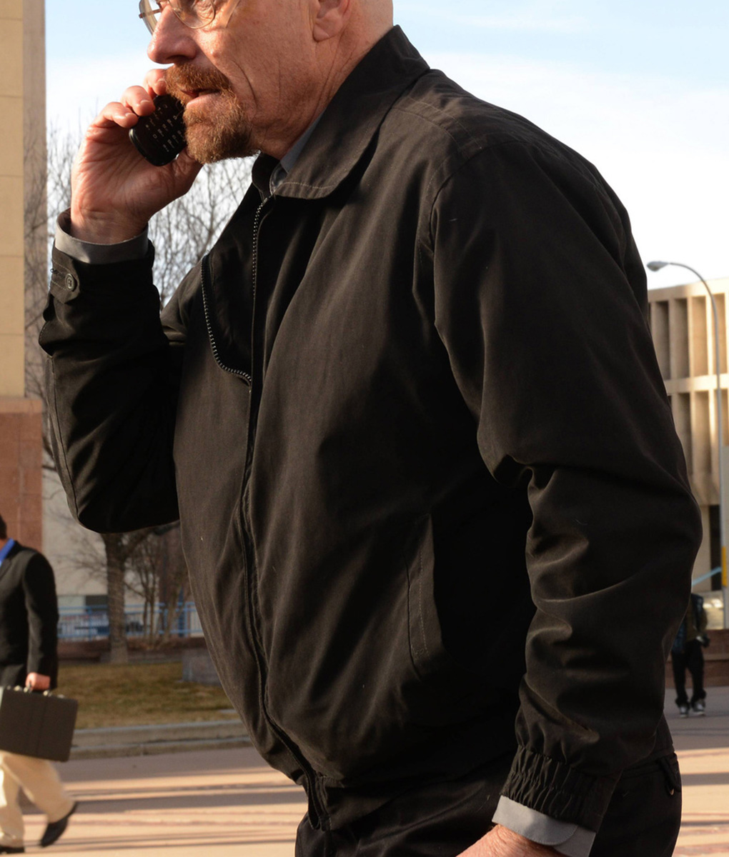 Walter White Breaking Bad (Bryan Cranston) Black Jacket