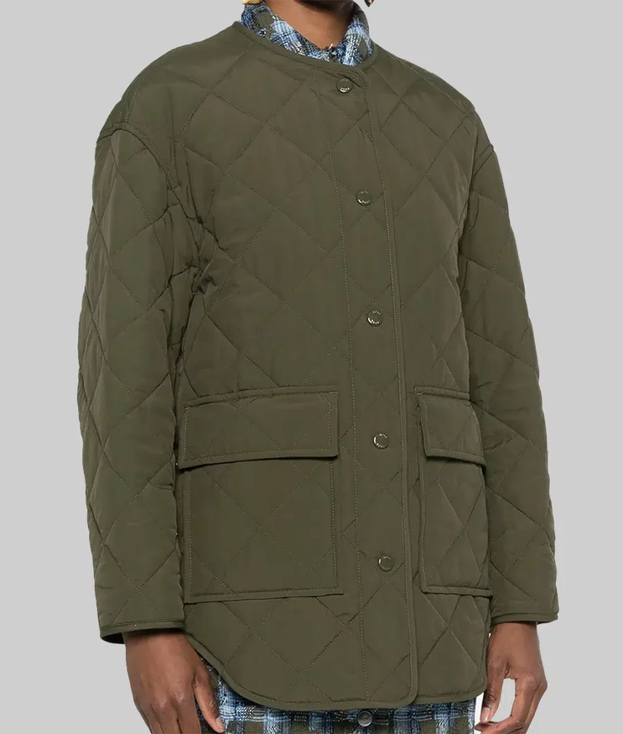 Adele Green Quilted Jacket - Adele Green Jacket