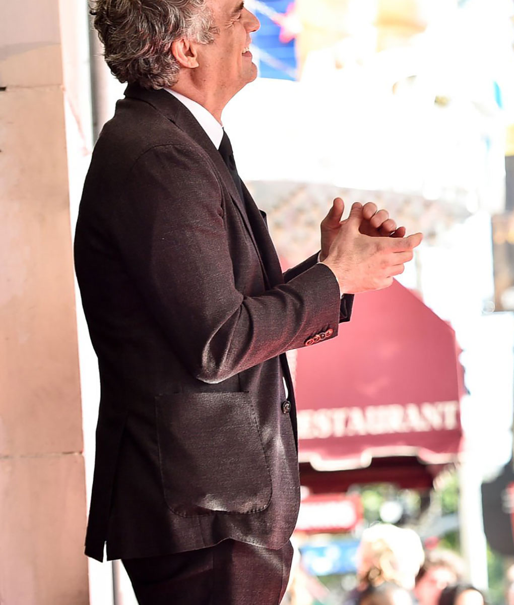 Mark Ruffalo Hollywood Walk of Fame 2024 Brown Suit