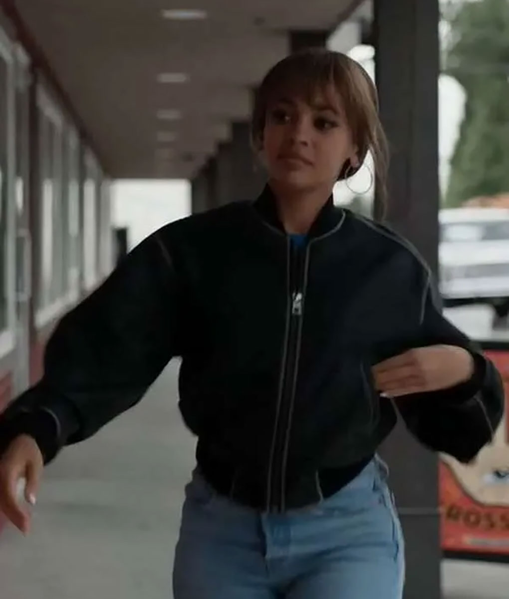 Max Mitchell Wild Cards (Vanessa Morgan) Black Bomber Jacket