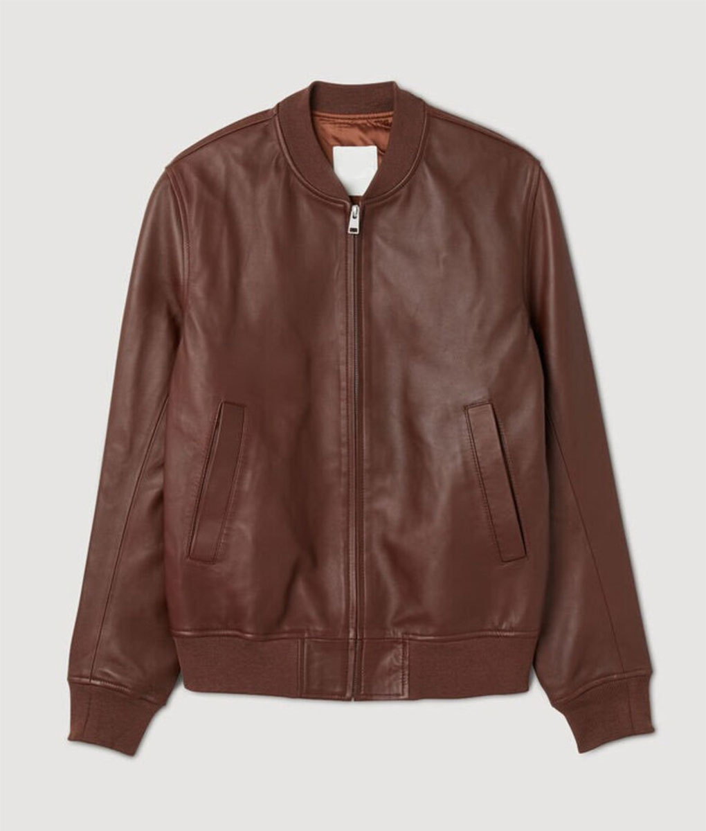 Max Mitchell Wild Cards (Vanessa Morgan) Brown Leather Jacket