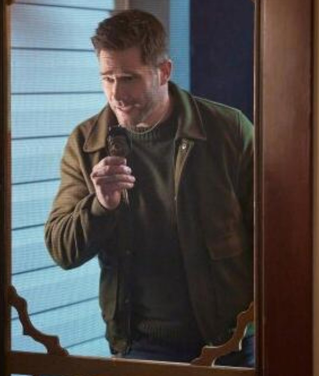 Shawn CrimeTime Freefall (Luke Macfarlane) Green Jacket