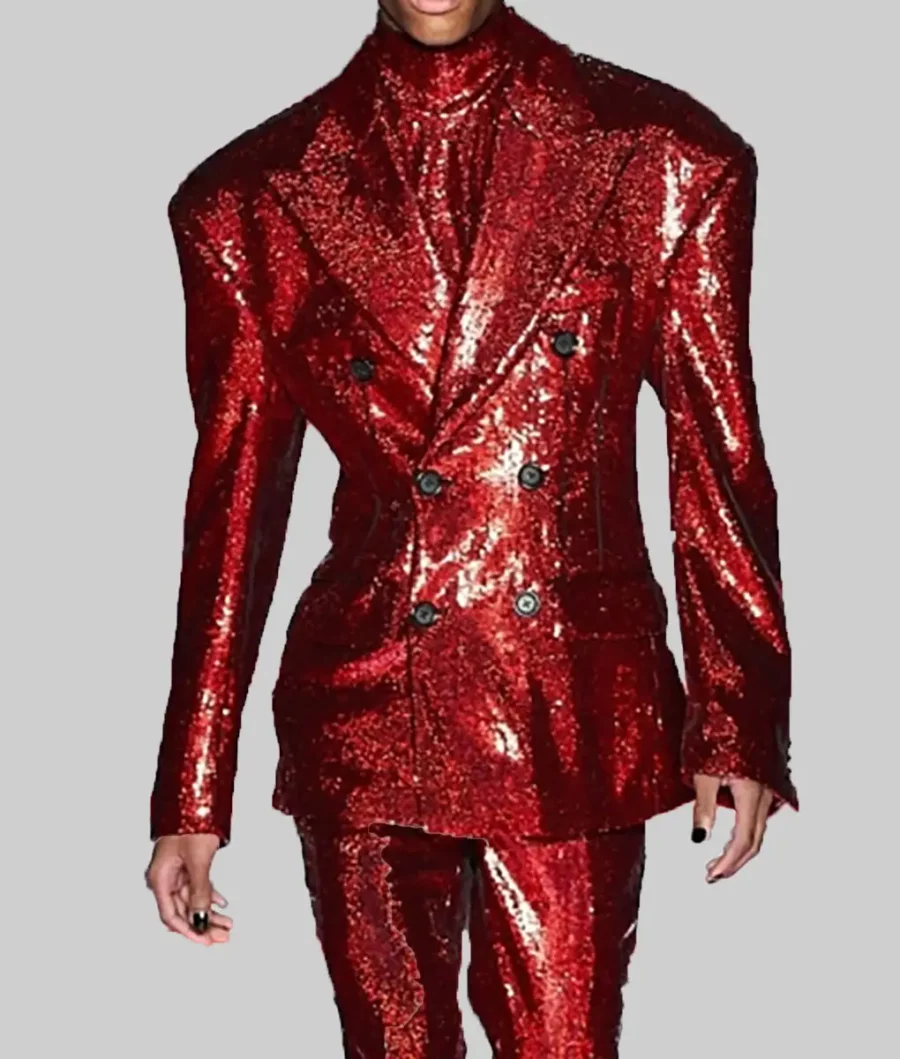Gradey Dick Inspired The Wizard of Oz Red Sequin Blazer