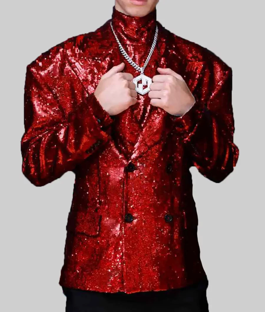 Gradey Dick Inspired The Wizard of Oz Red Sequin Blazer