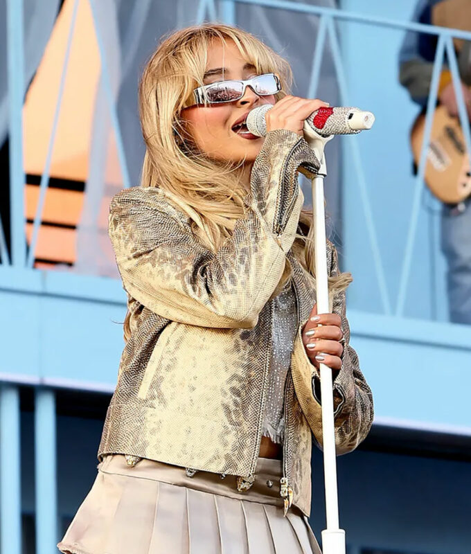 Sabrina Carpenter Coachella 2024 Leather Jacket - Usjackets