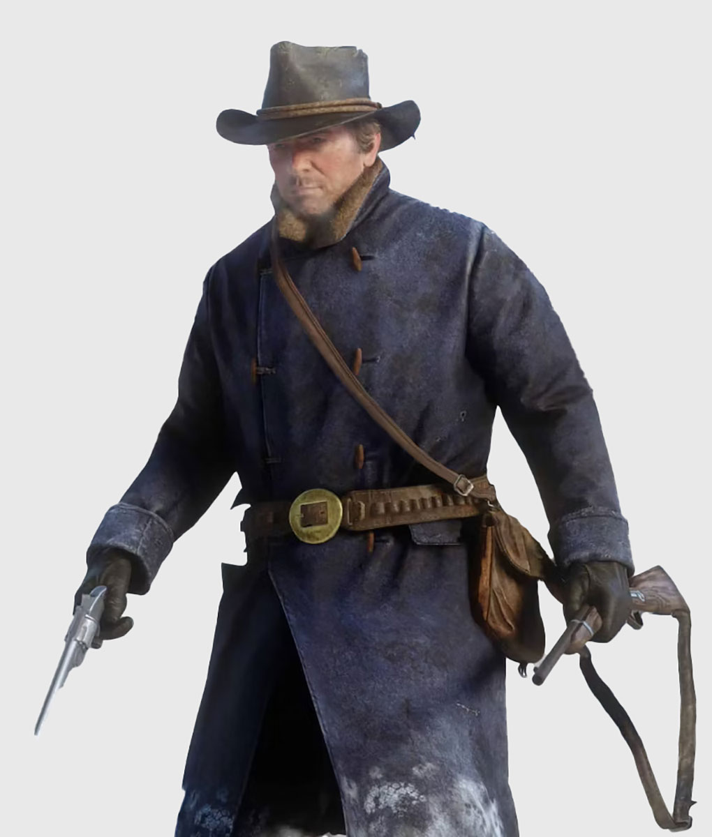 Red Dead Redemption 2 Arthur Morgan Blue Coat - Usjackets