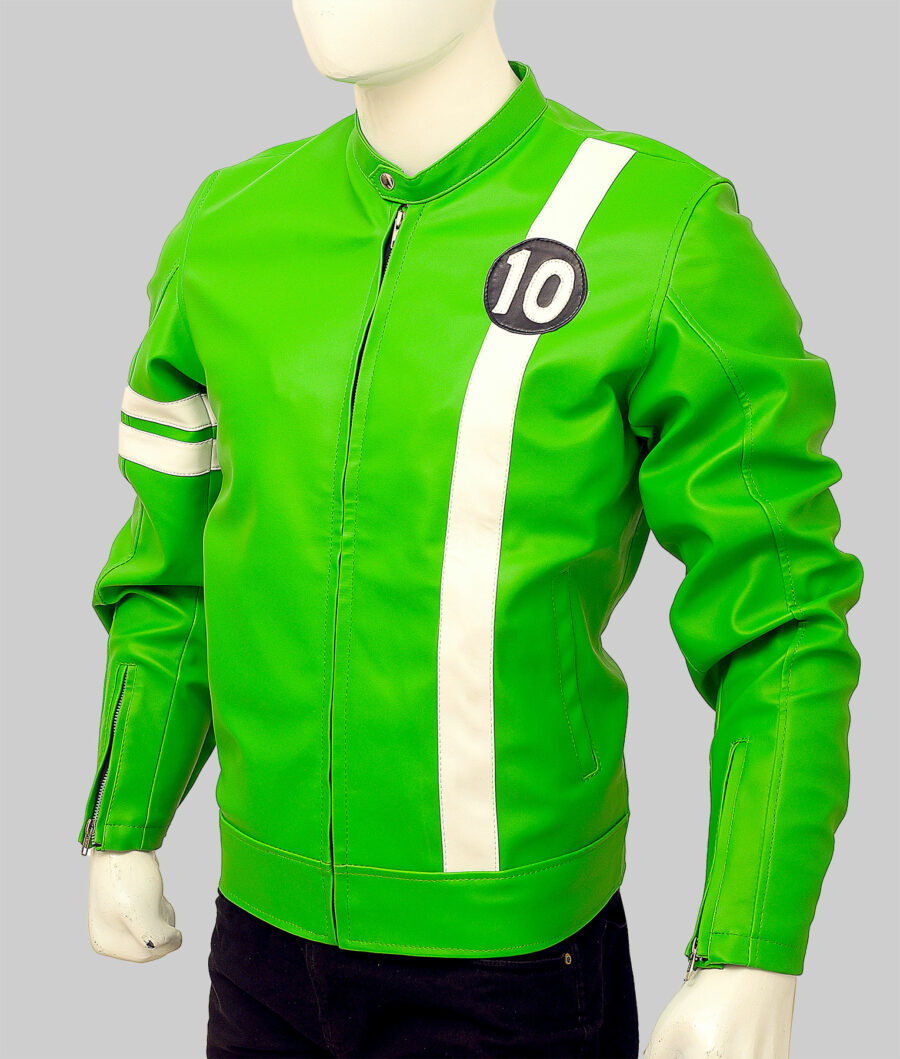 Ben 10 Alien Swarm Ben Tennyson Jacket - Ben 10 Green Jacket