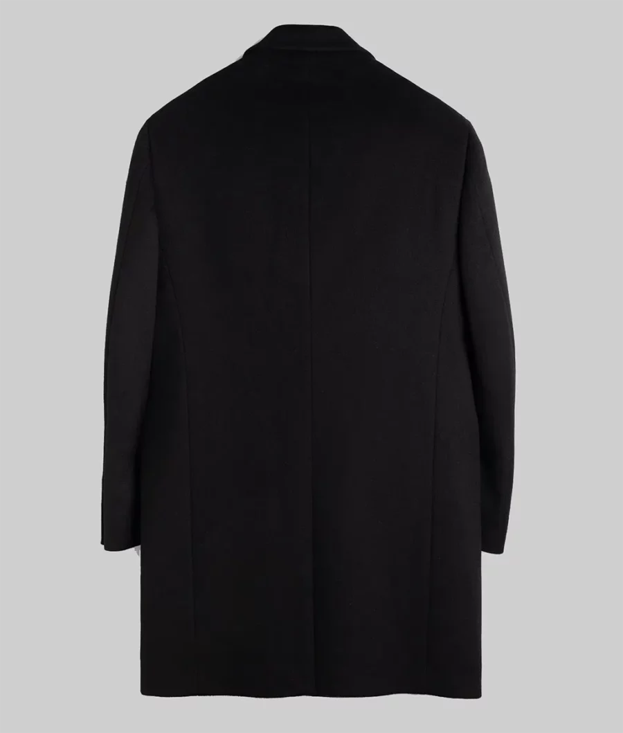 Ryle Kincaid It Ends with Us (Justin Baldoni) Black Wool Coat