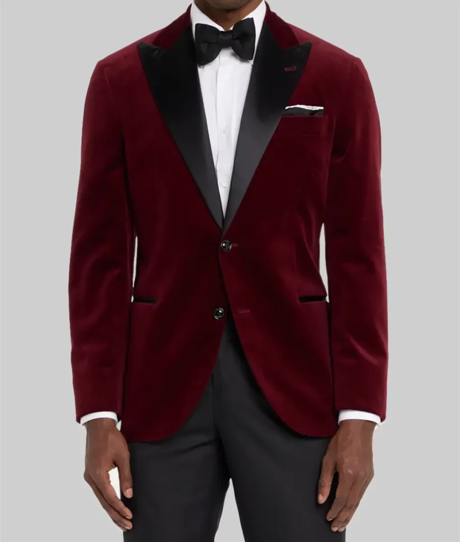 Red One Premiere JK Simmons Velvet Blazer | US Jackets