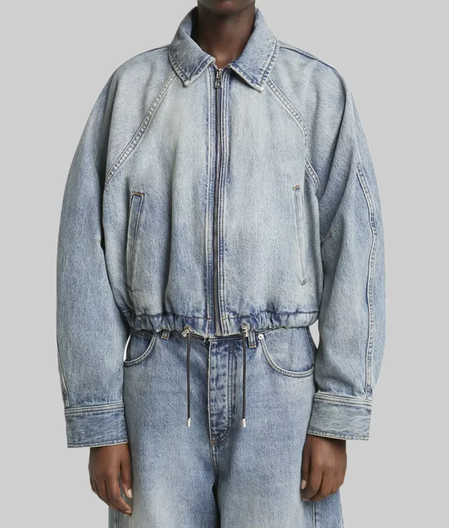 Phoebe Dynevor’s Blue Denim Jacket | US Jackets