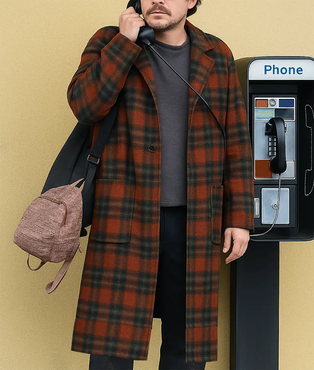 One Battle After Another Leonardo DiCaprio Plaid Coat | US Jackets