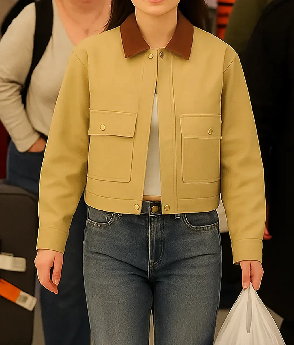 Rachel Zegler Brown Cotton Jacket - US Jackets