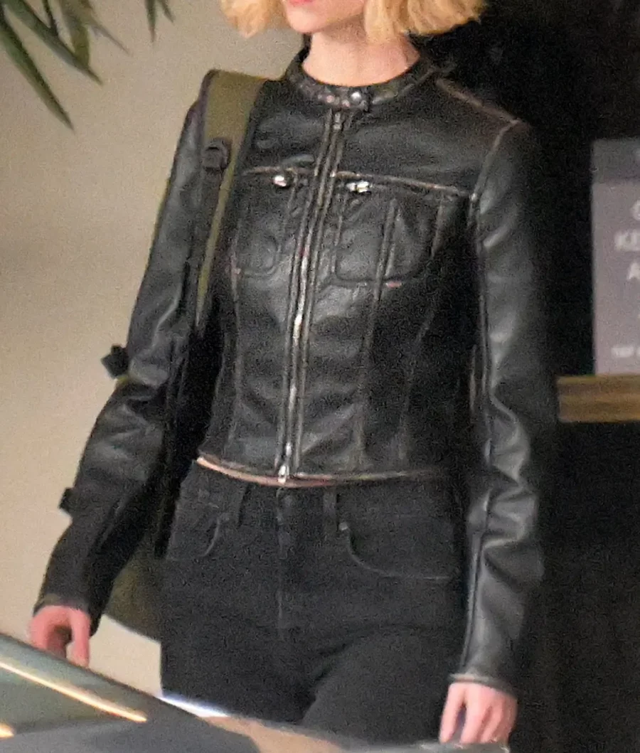 Anya Taylor-Joy Lucky S01 Black Leather Jacket | US Jackets
